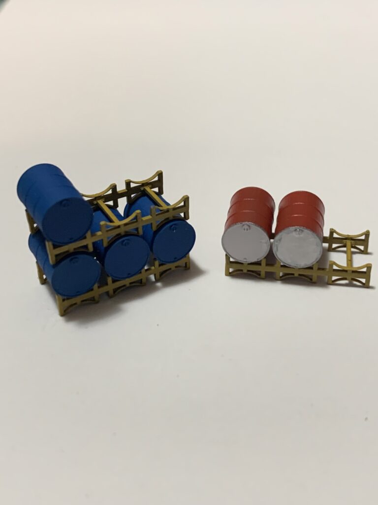 Barrel Racks Unpainted - (3) Racks & (3) Drums H .188 x W .813 x D .344 ...